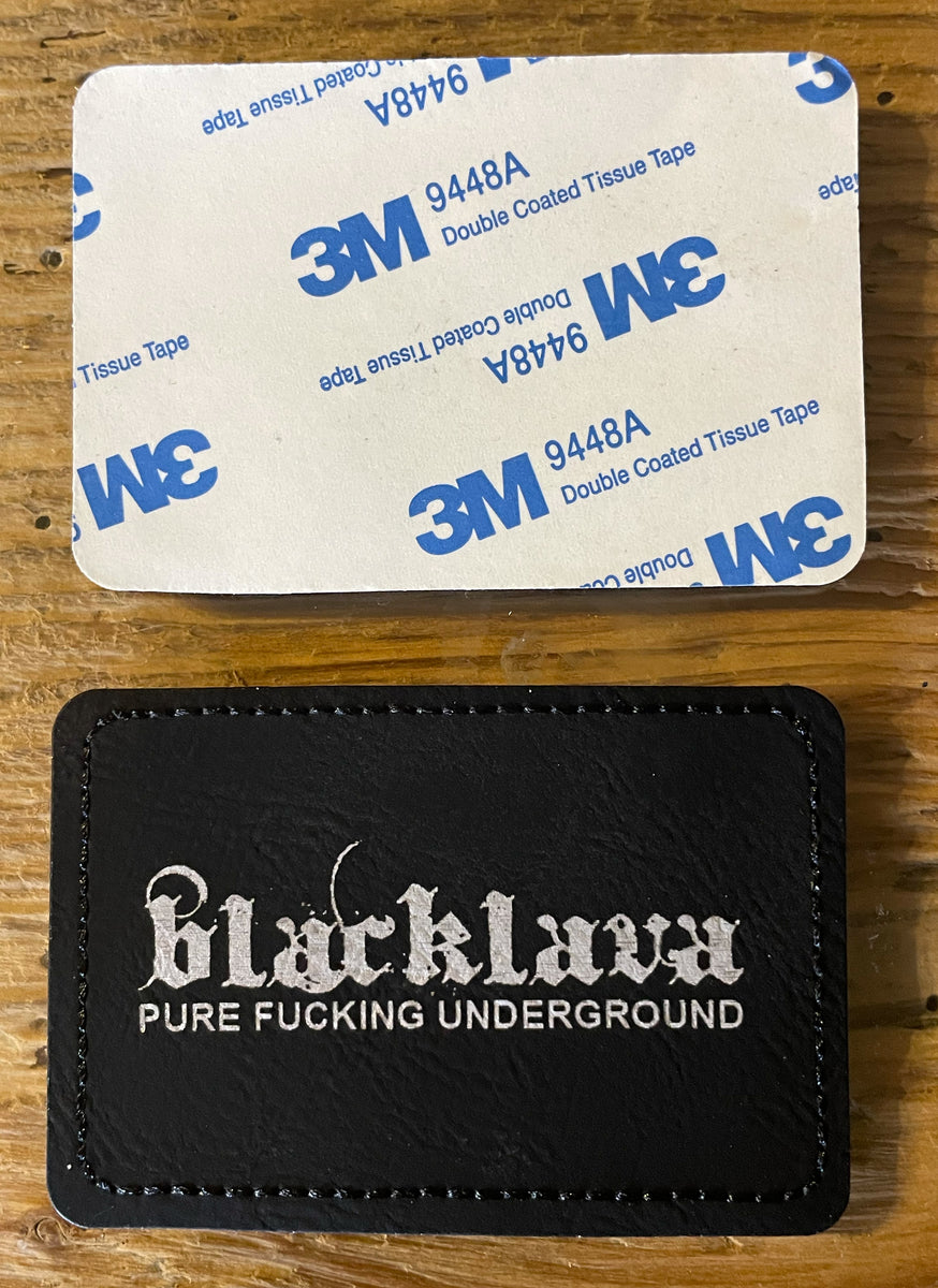 Black Lava Leather Patch - Limited Edition – Black Lava Entertainment